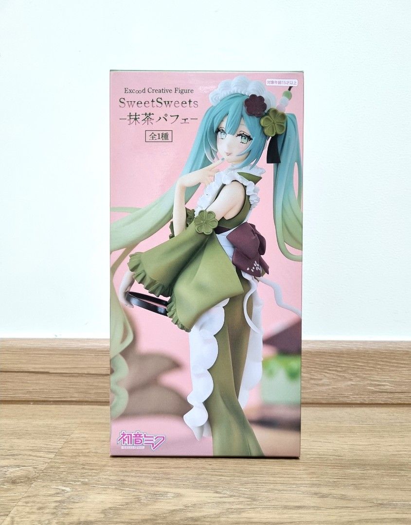 Hatsune Miku Matcha Green Tea Parfait Exceed Creative Figurefigurine Hobbies And Toys Toys