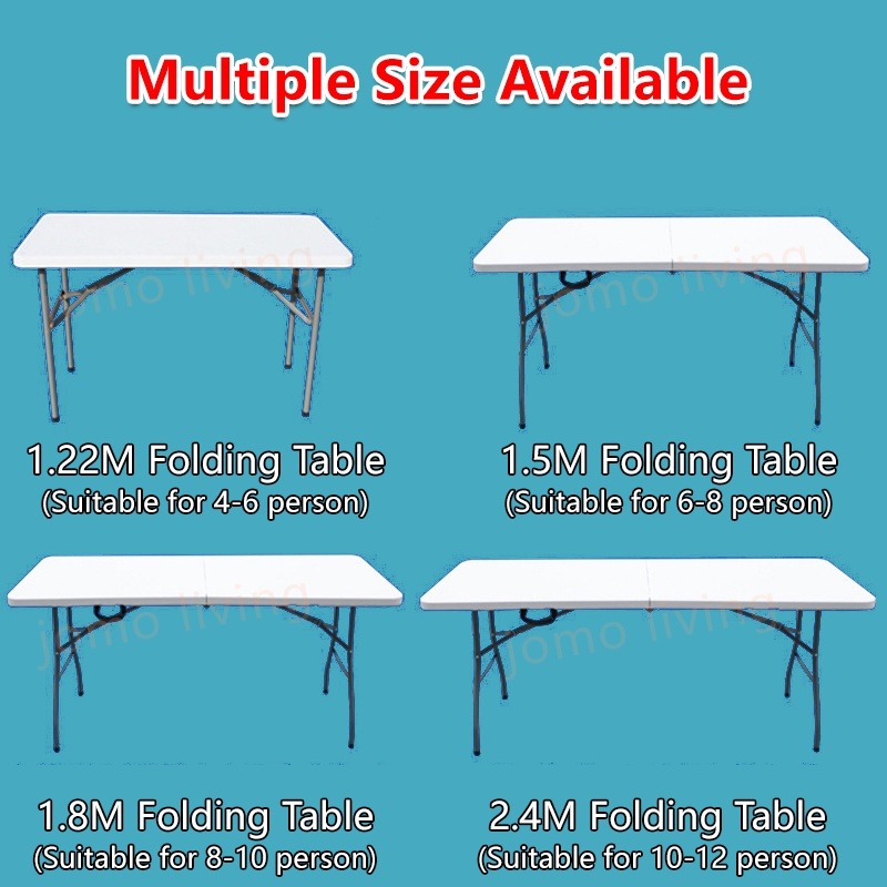 HDPE Portable Folding Table, Furniture & Home Living, Furniture, Tables ...
