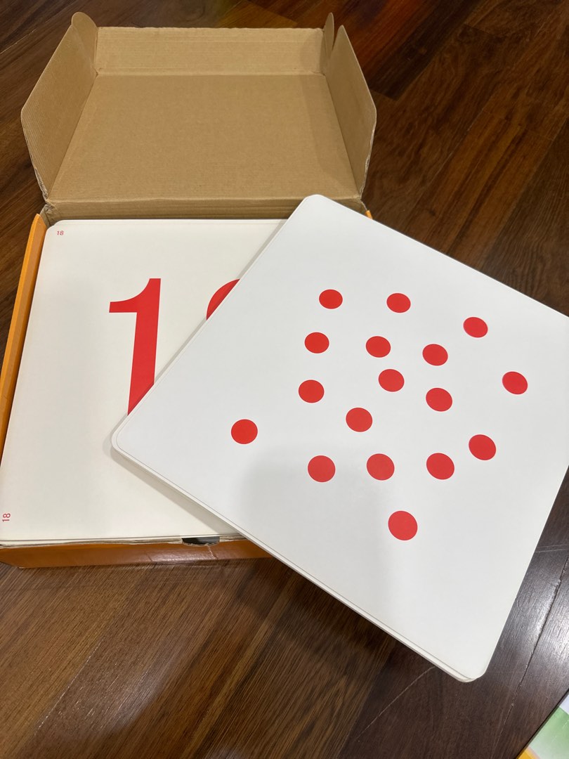 Heguru Dots programme. Number flash cards, Everything Else on Carousell