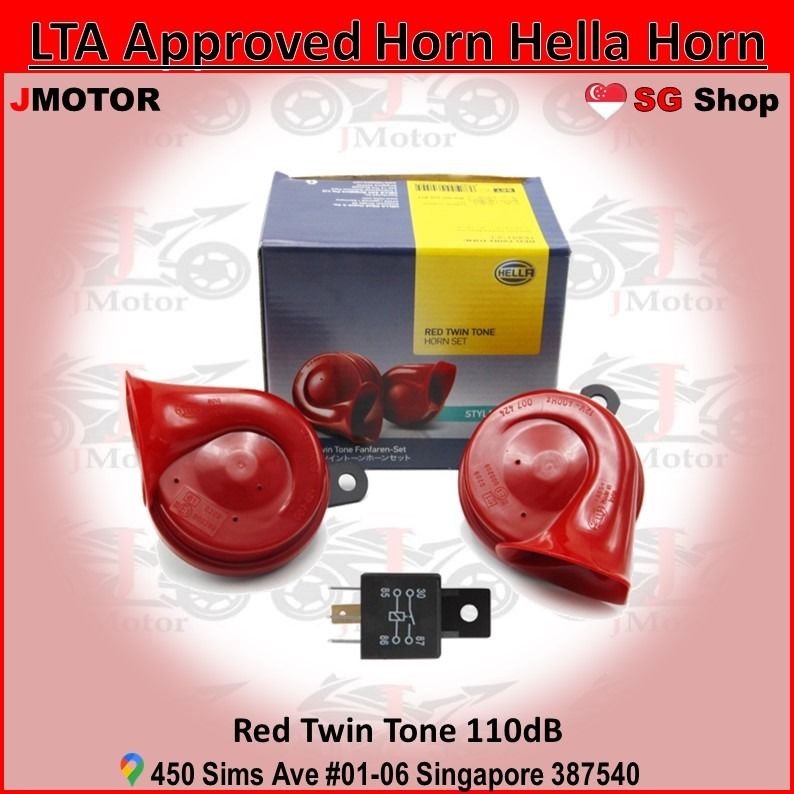hella horn original, Motorcycles, Motorcycle Accessories on Carousell