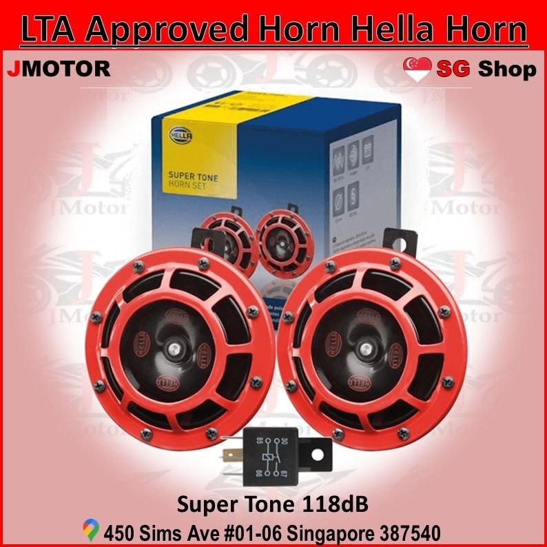 hella horn original, Motorcycles, Motorcycle Accessories on Carousell