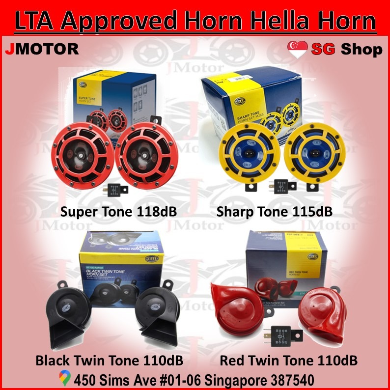 hella horn original, Motorcycles, Motorcycle Accessories on Carousell