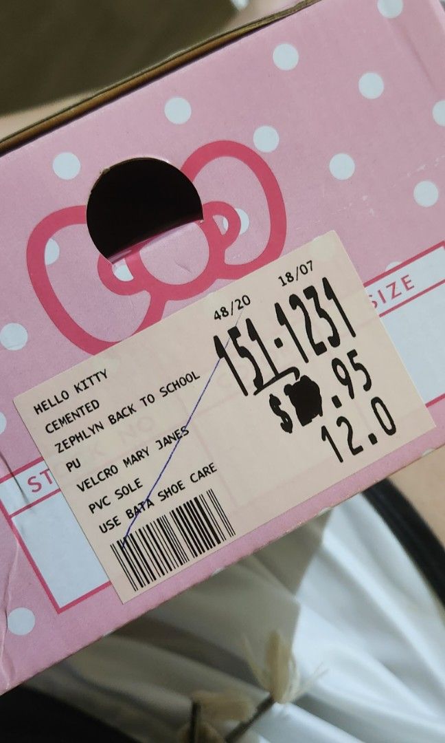 Hello kitty bata school shoe mary jane, Babies & Kids, Babies & Kids ...