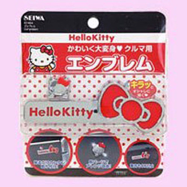 Hello kitty car emblem, Hobbies & Toys, Stationary & Craft, Craft ...