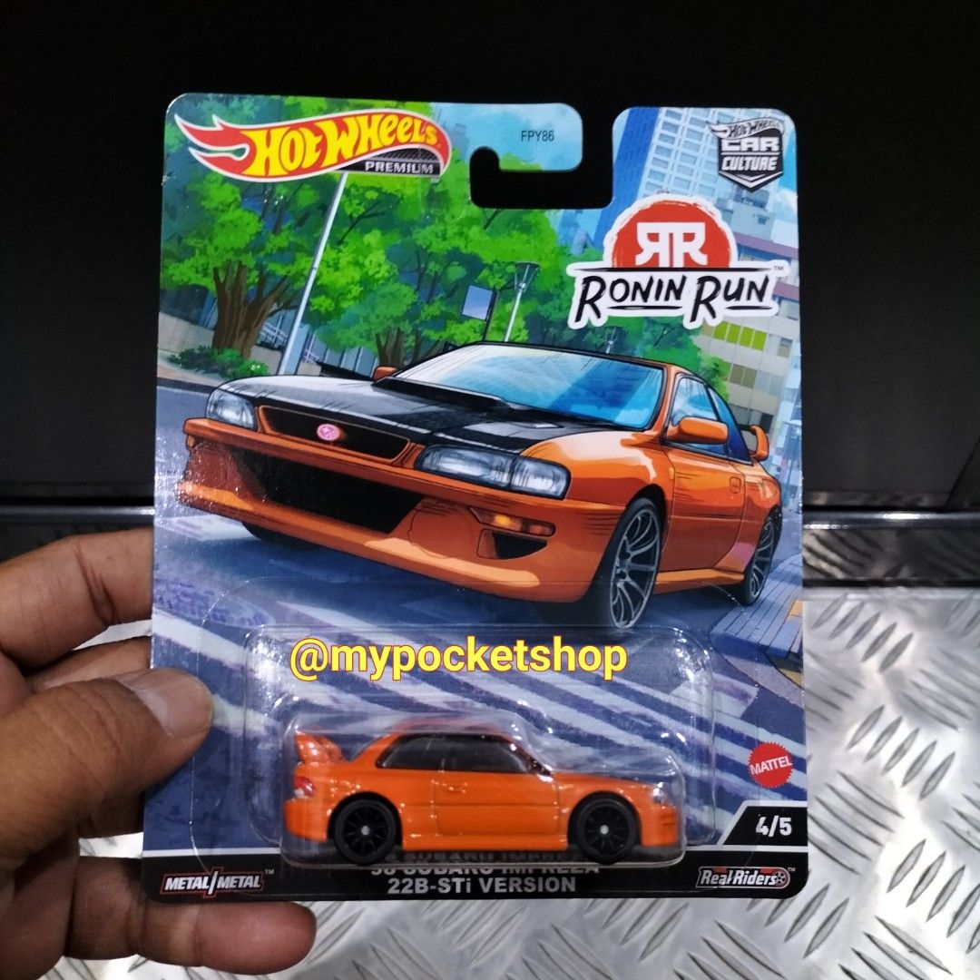 Hot Wheels '98 SUBARU IMPREZA 22B STI VERSION - Metalflake Orange ...