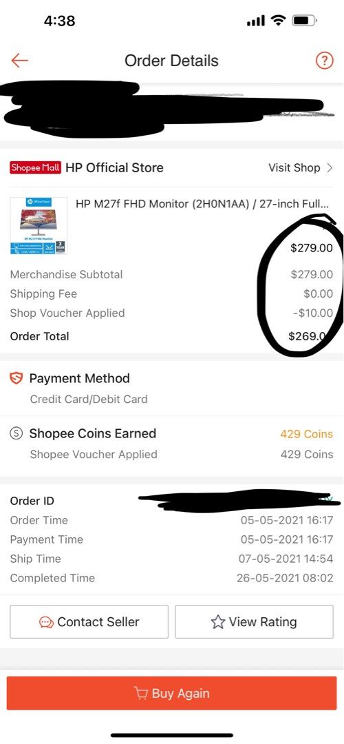 HP Monitor 27 inches (2021), Computers & Tech, Desktops on Carousell