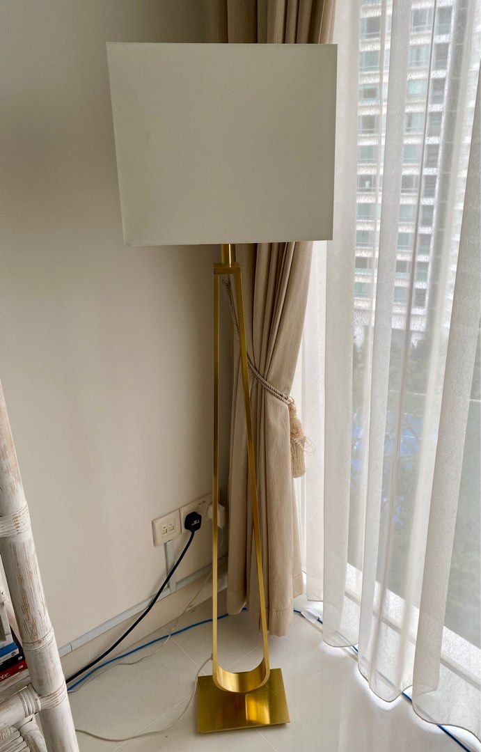 IKEA KLABB Floor Lamp, Furniture & Home Living, Lighting & Fans ...