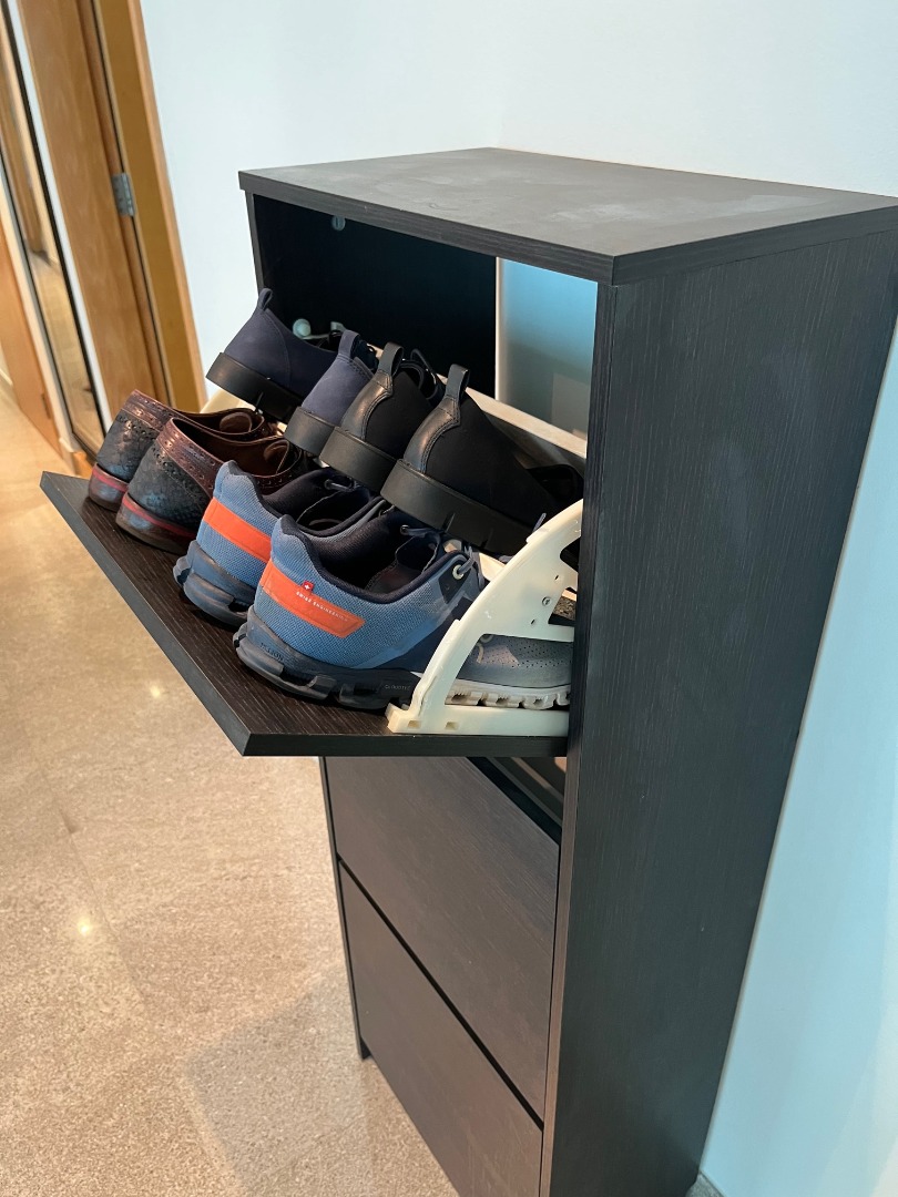 Ikea shoe rack - wooden 135x49x38 cm, Furniture & Home Living, Home ...