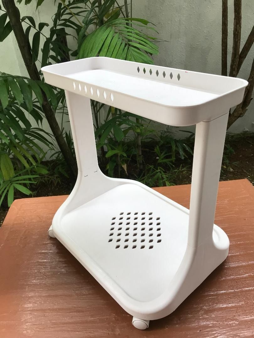 Ikea three tier and two tier racks with wheels. $10 each., Furniture ...