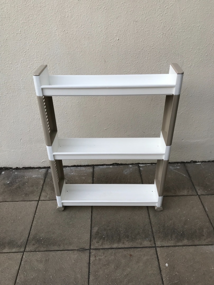 Ikea three tier and two tier racks with wheels. $10 each., Furniture ...