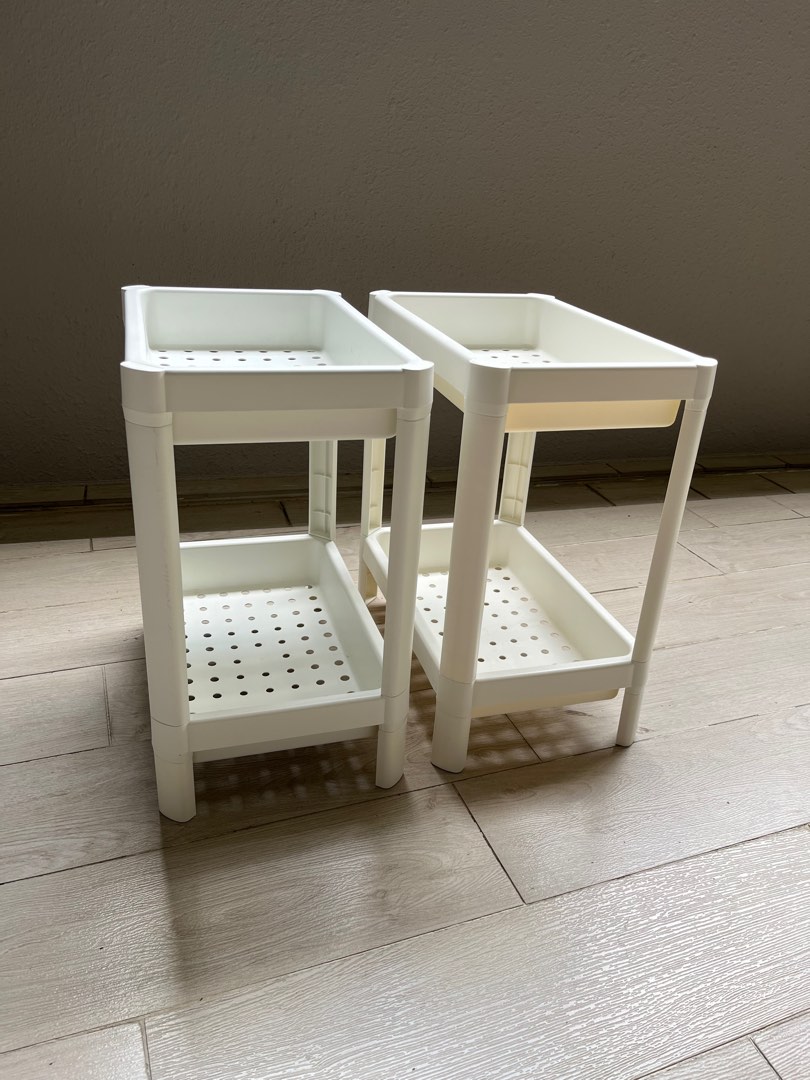 IKEA VESKEN Shelves (x2), Furniture & Home Living, Furniture, Shelves ...