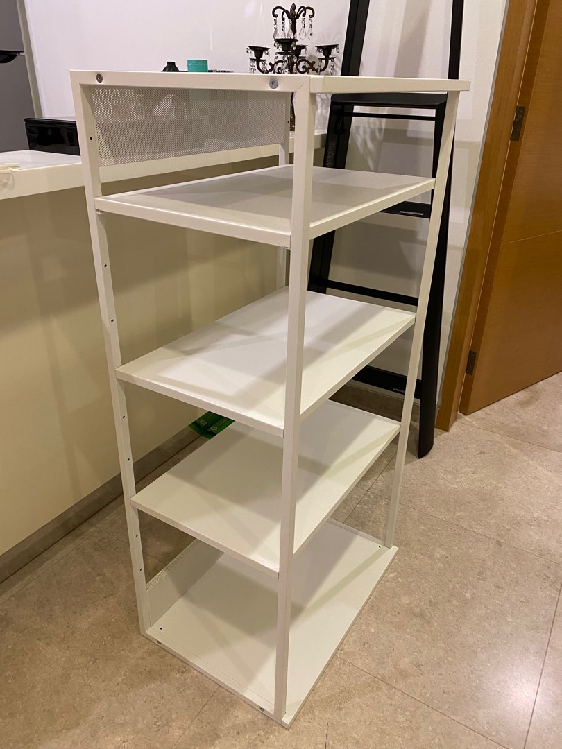 IKEA white shelf, Furniture & Home Living, Furniture, Shelves, Cabinets ...