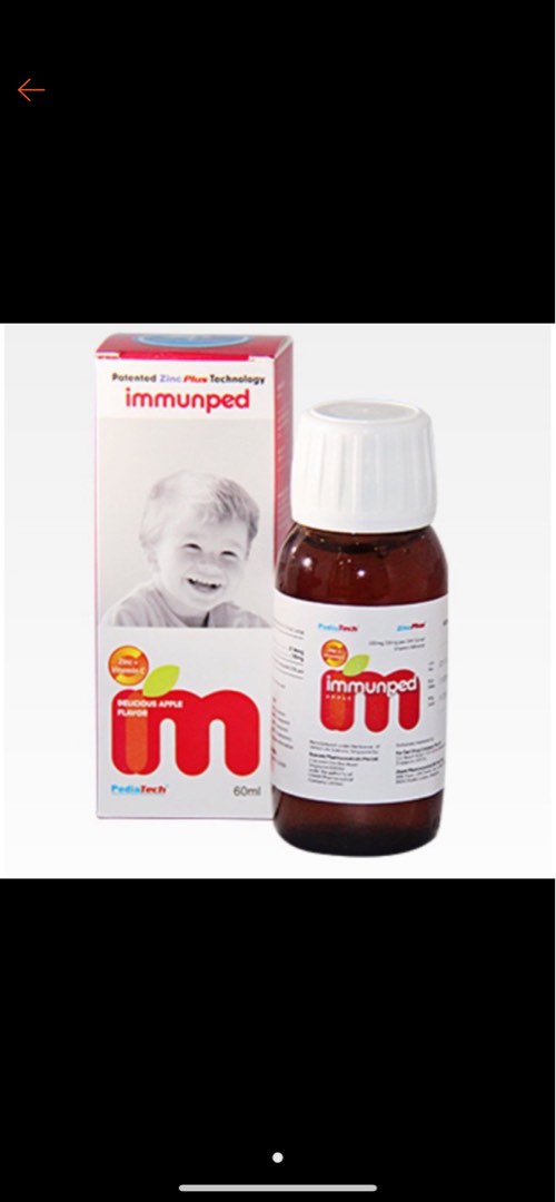 Immunped, Children Vitamin C plus Zinc 60ml, Babies & Kids, Nursing ...