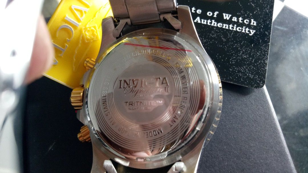 Invicta signature II, Fesyen Pria, Jam Tangan di Carousell
