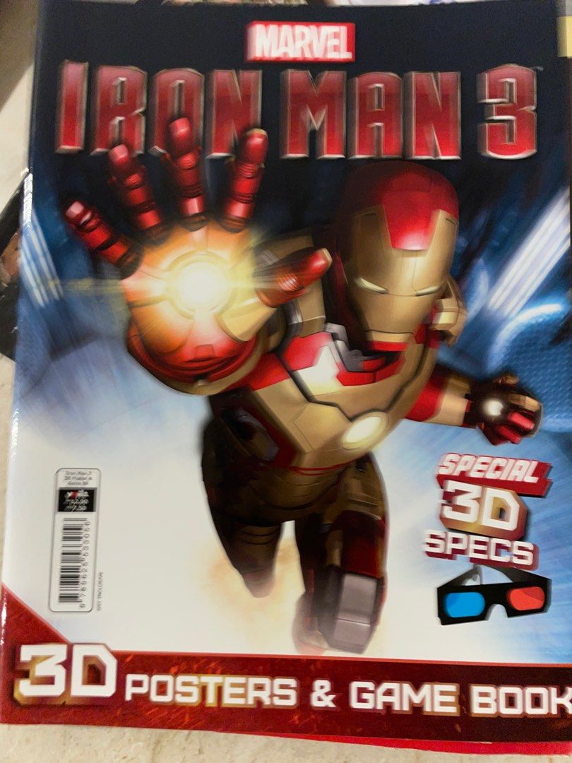 Iron Man 3 LIMITED EDITION Reading/Activity Set, Hobbies & Toys, Books ...