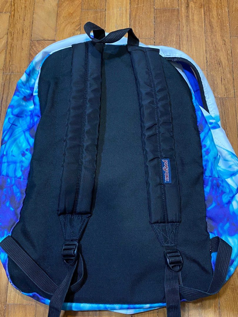 jansport blue flame, Women's Fashion, Bags & Wallets, Backpacks on ...