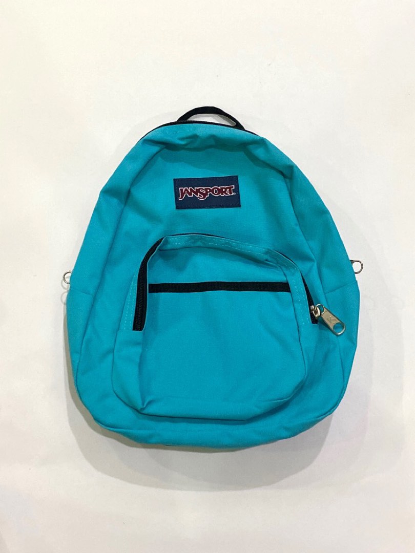 Jansport mini backpack aqua blue light blue cute small bag unisex ...