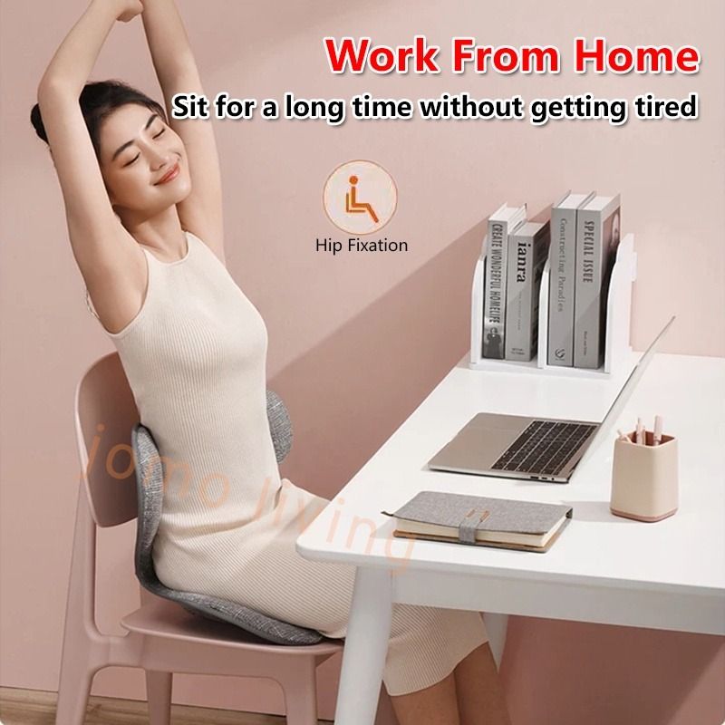 Japan No 1 Posture Correction Chair Cushion Lumbar Waist Back Support Ergonomic Orthopedic Back