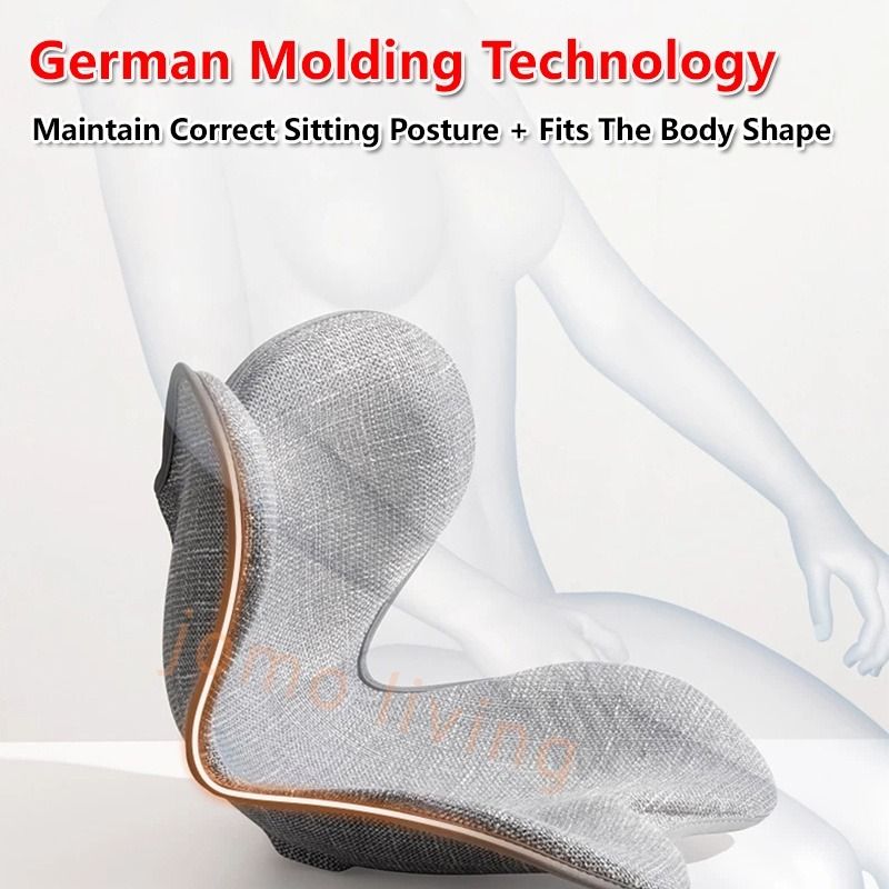 Japan No 1 Posture Correction Chair Cushion Lumbar Waist Back Support Ergonomic Orthopedic Back