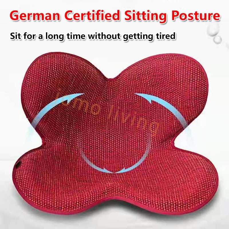 Japan No 1 Posture Correction Chair Cushion Lumbar Waist Back Support Ergonomic Orthopedic Back