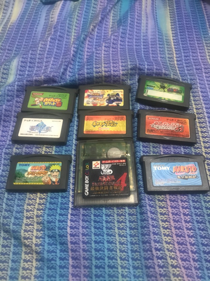 JAPANESE AUTHENTIC GAMEBOY ADVANCE (GBA) GAMES CARTRIDGE, Video Gaming ...