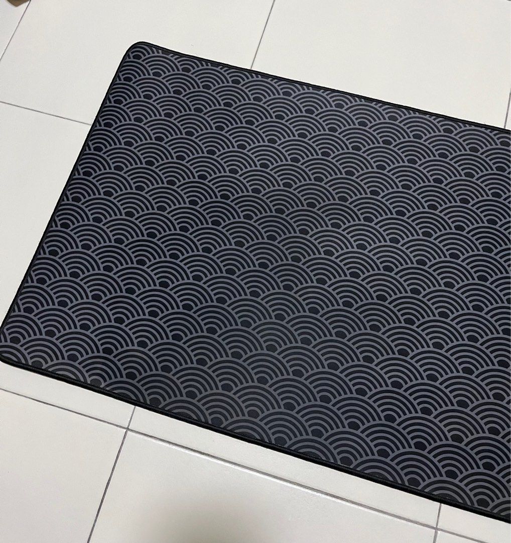 Japanese Wave Desk Mat (900mm x 400mm × 4mm), Computers & Tech, Parts ...