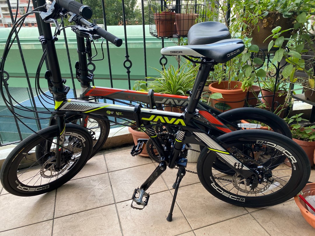 Java fit 18 speed ,2 set foldable bicycle ,light weight 11.3kg, Sports ...