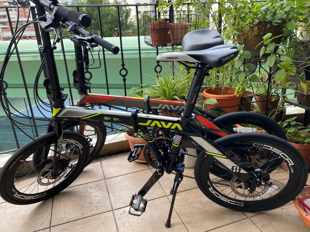 Java fit 18 speed ,2 set foldable bicycle ,light weight 11.3kg, Sports Equipment, Bicycles ...