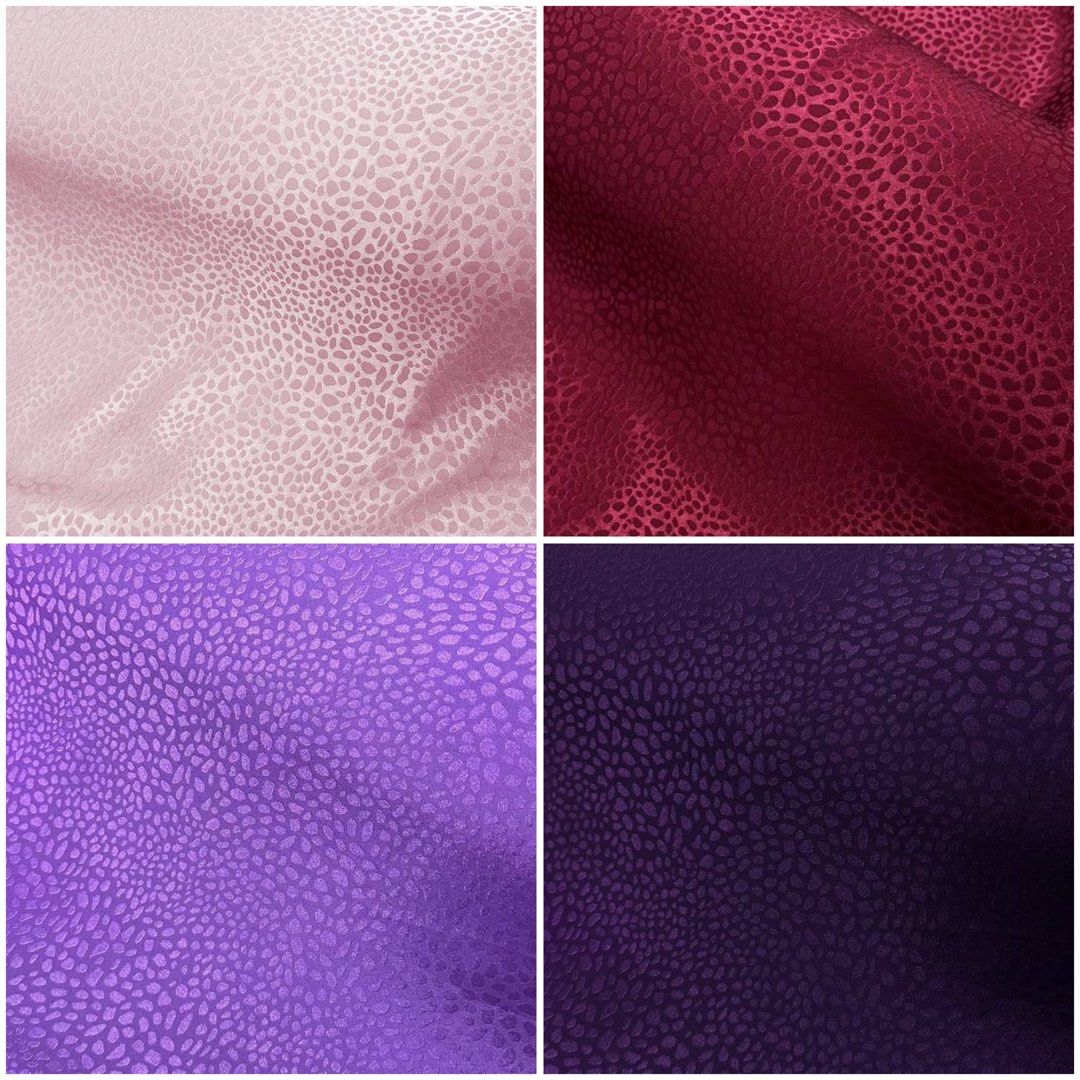 KAIN PASANG JACQUARD EMBOSS SETA MODA PLAIN PREMIUM KAIN ELA SATIN ...