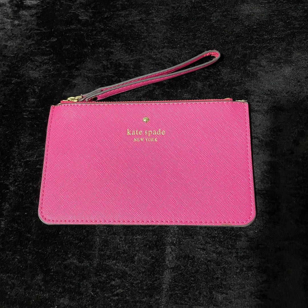 Kate Spade Pink Wristlet / Wallet, Women's Fashion, Bags & Wallets ...
