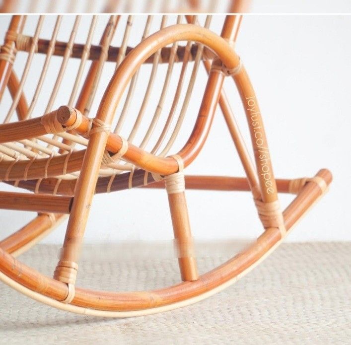 [Disc 55%] XL Kerusi Rotan Goyang/ Rattan Rocking Chairs (for Adult ...