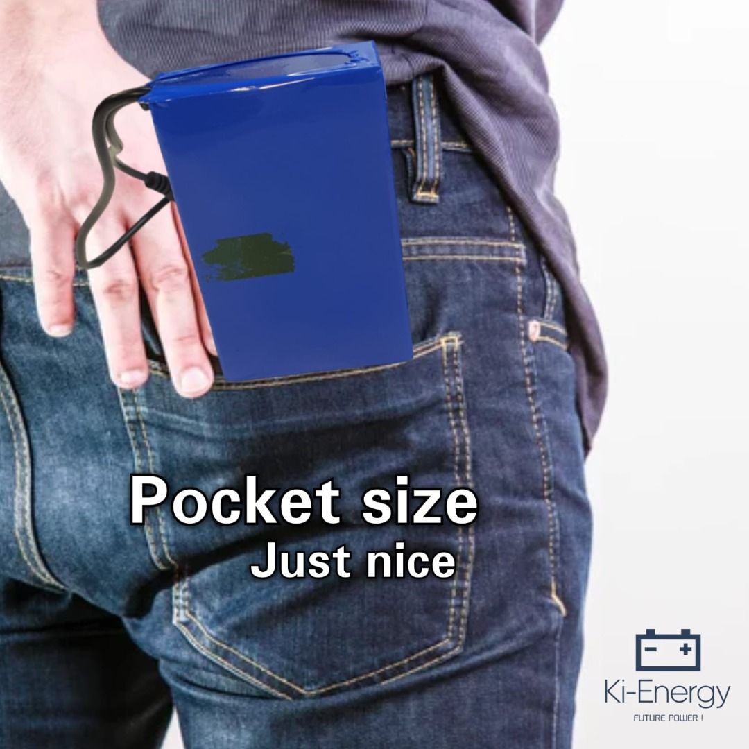 [Ki-Energy] 12V 8Ah 8000mAh Lithium Polymer Battery Pack Pocket | DC5 ...