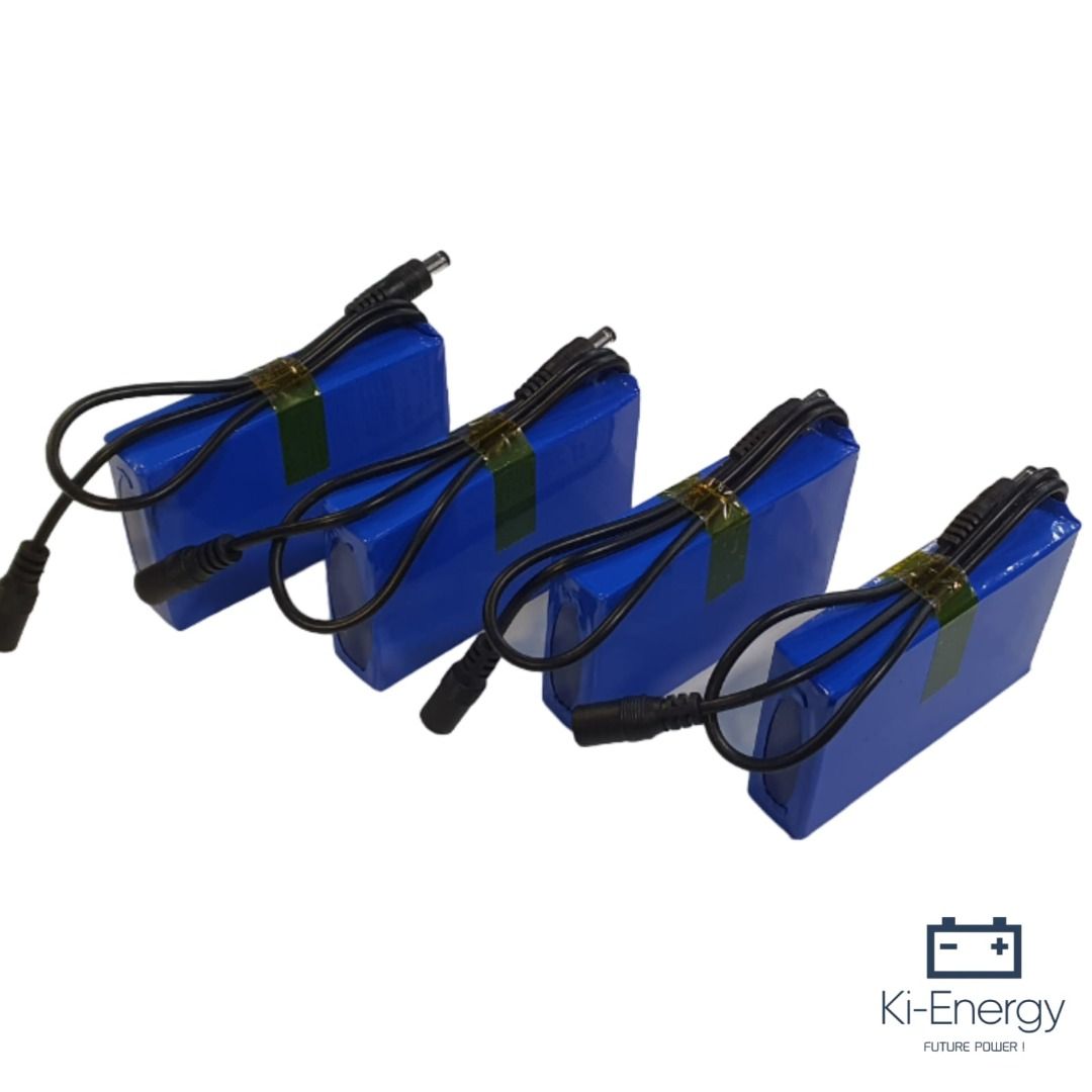 [Ki-Energy] 12V 8Ah 8000mAh Lithium Polymer Battery Pack Pocket | DC5 ...