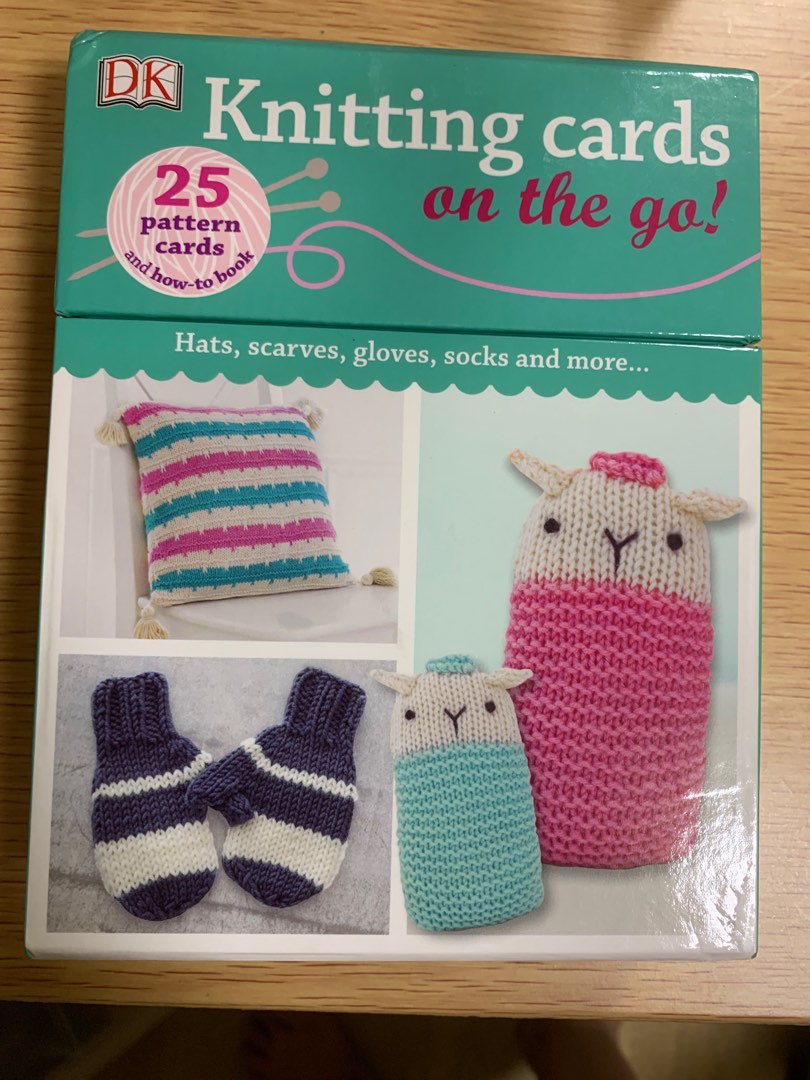 Knitting cards and wool, Hobbies & Toys, Stationery & Craft, Handmade ...