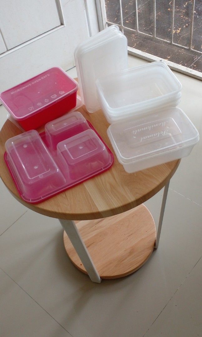 Kotak makan plastik, Kitchen & Appliances di Carousell