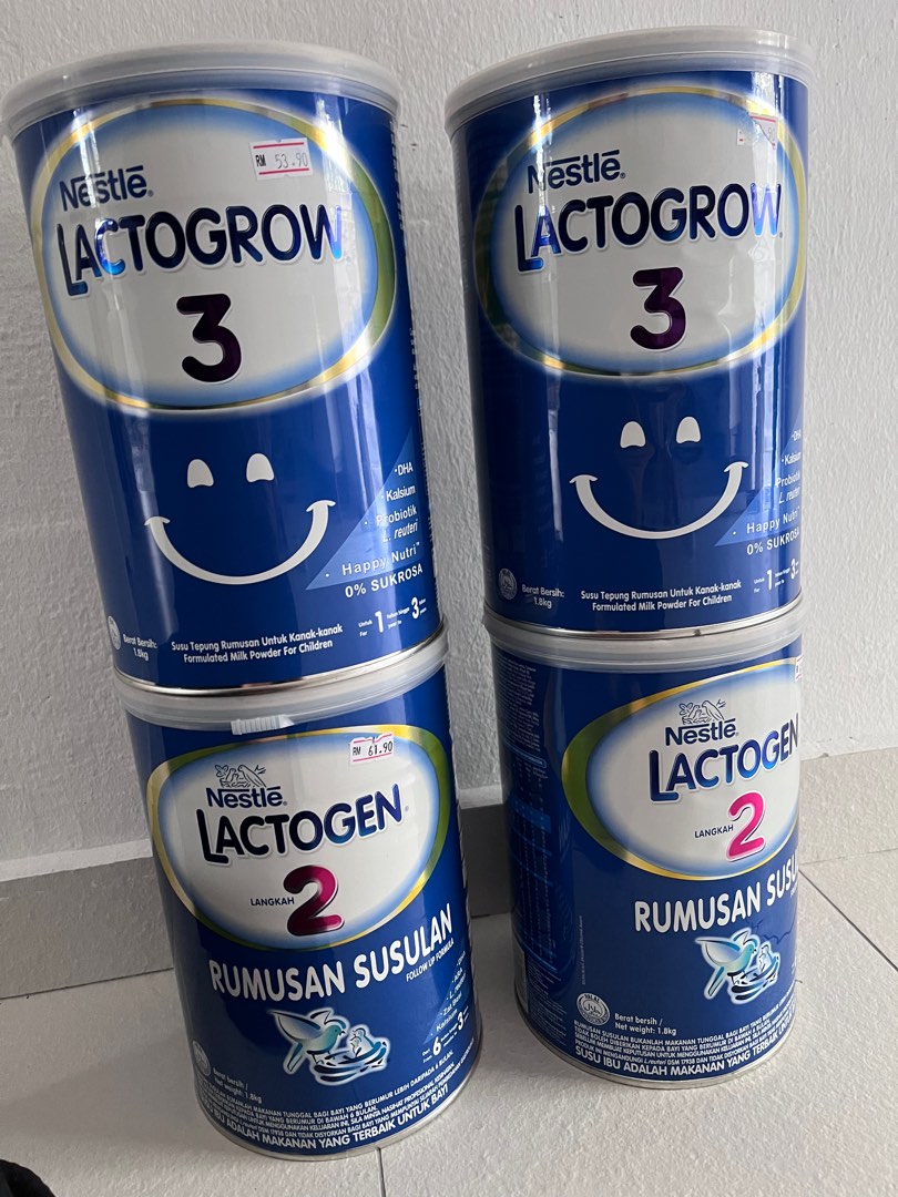 Lactogrow 3 & 2, Babies & Kids, Nursing & Feeding, Breastfeeding ...
