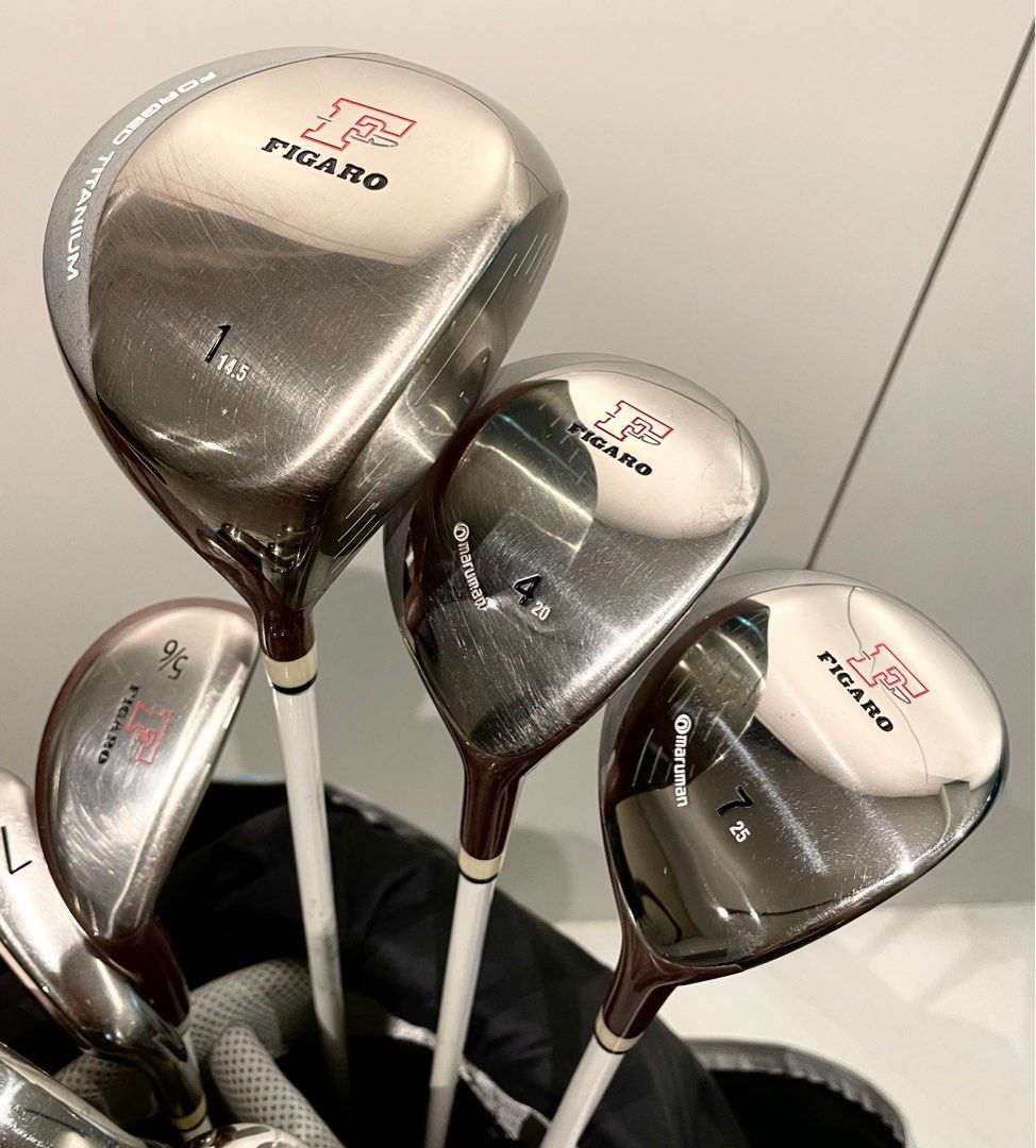Ladies Full Maruman Golf Club Set include Iron set, Driver, fairway ...
