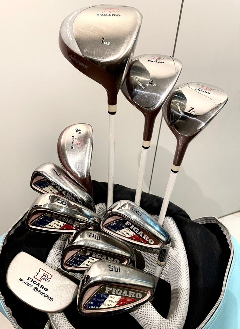 Ladies Full Maruman Golf Club Set include Iron set, Driver, fairway ...