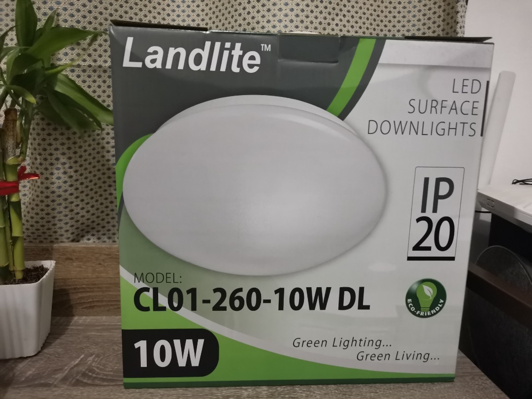 Landlite LED Circular Downlights, Furniture & Home Living, Lighting ...