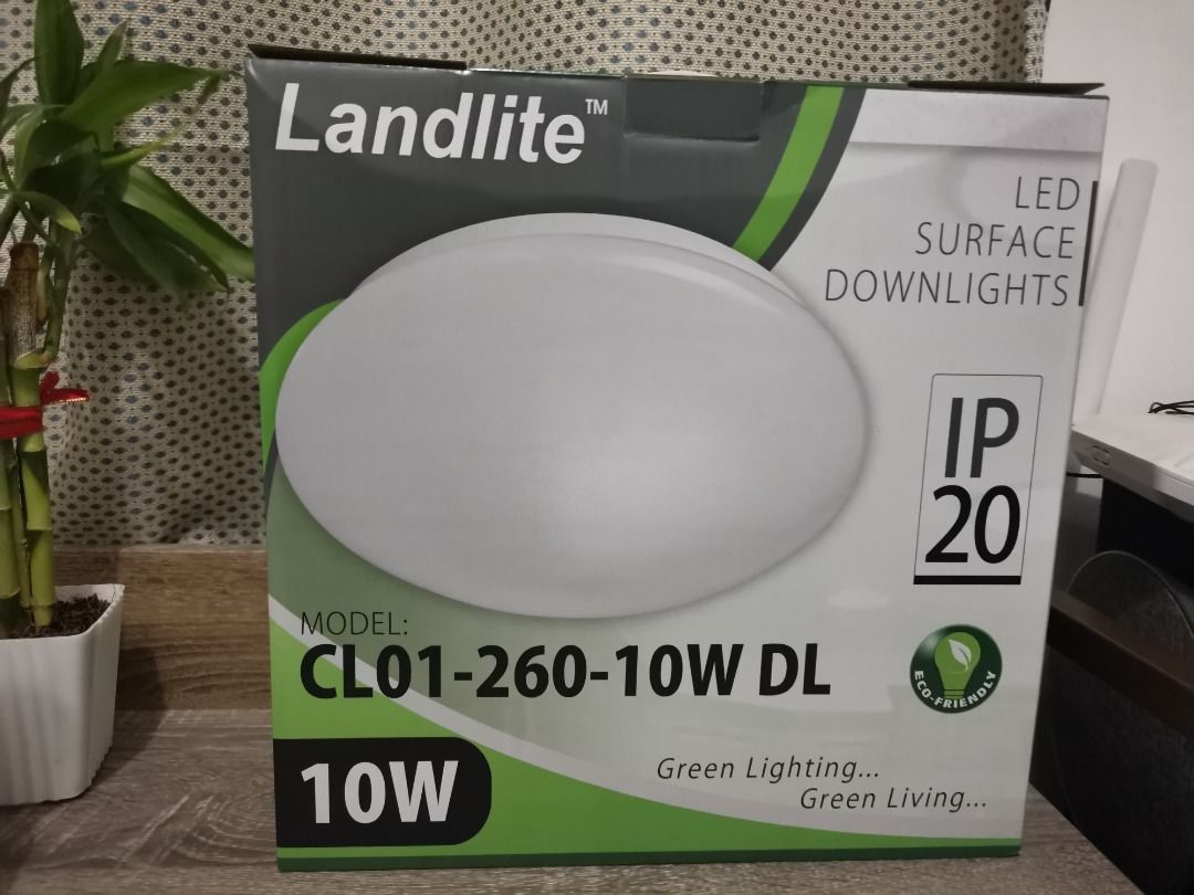 Landlite LED Circular Downlights, Furniture & Home Living, Lighting ...