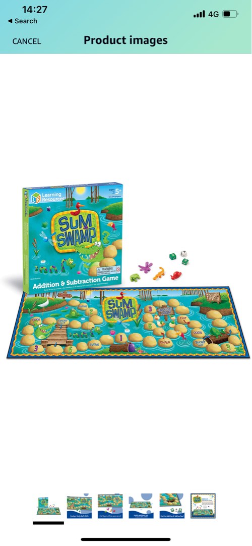 Learning Resources Sum Swamp Game, Hobbies & Toys, Toys & Games on ...