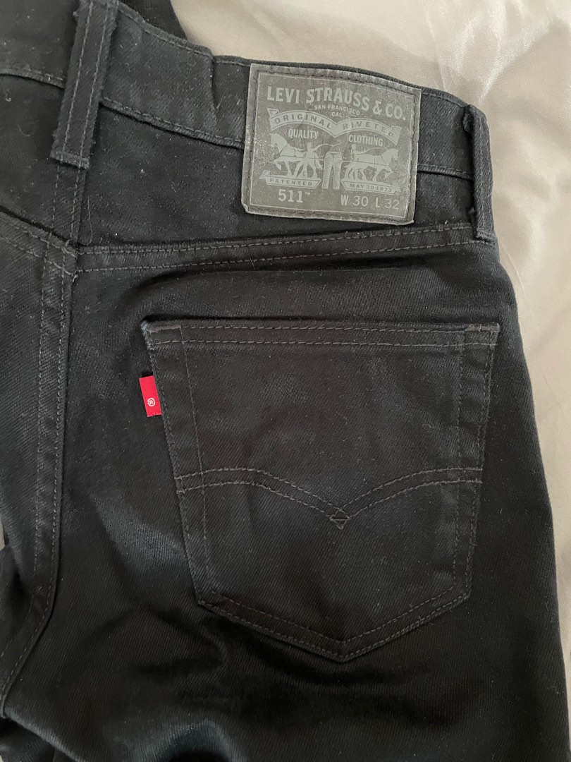 Levi's 511 Slim Fit black, Men's Fashion, Bottoms, Jeans on Carousell