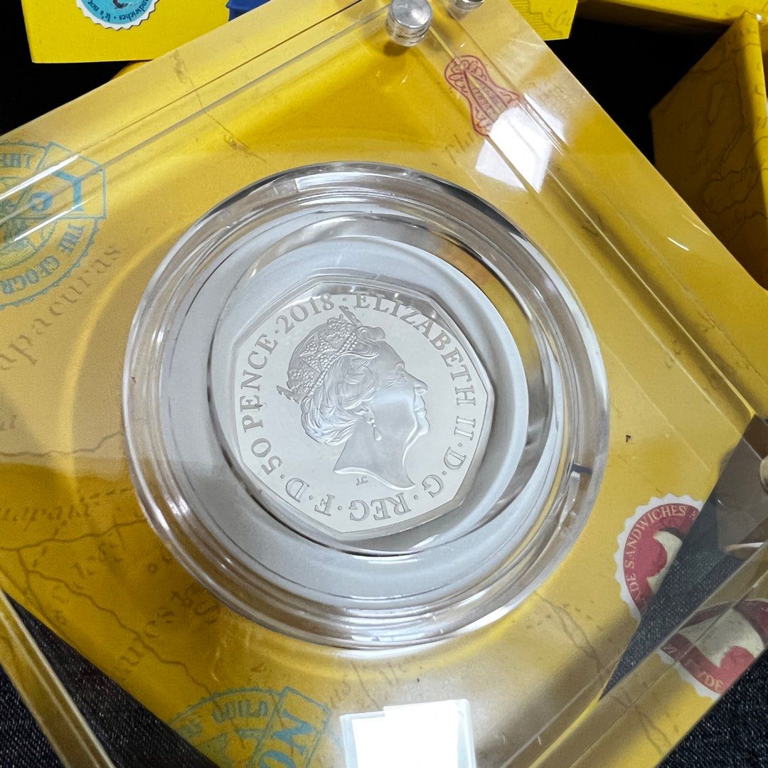 Limited Edition 2018 UK Royal Mint 60th Anniversary of Paddington Bear ...