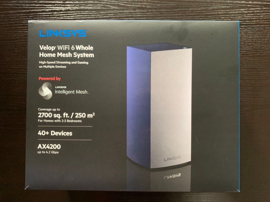 Linksys MX4200 Tri-Band AX4200 Mesh WiFi 6 Router, TV & Home Appliances ...