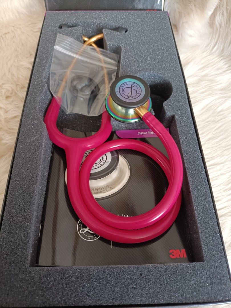 Littmann Stethoscope Classic III Raspberry Tube Finish Limited Edition ...