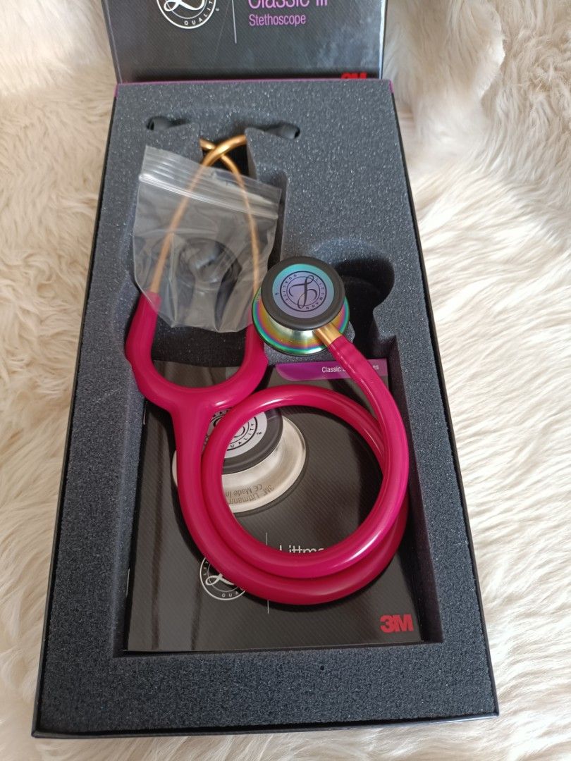 Littmann Stethoscope Classic III Raspberry Tube Finish Limited Edition ...