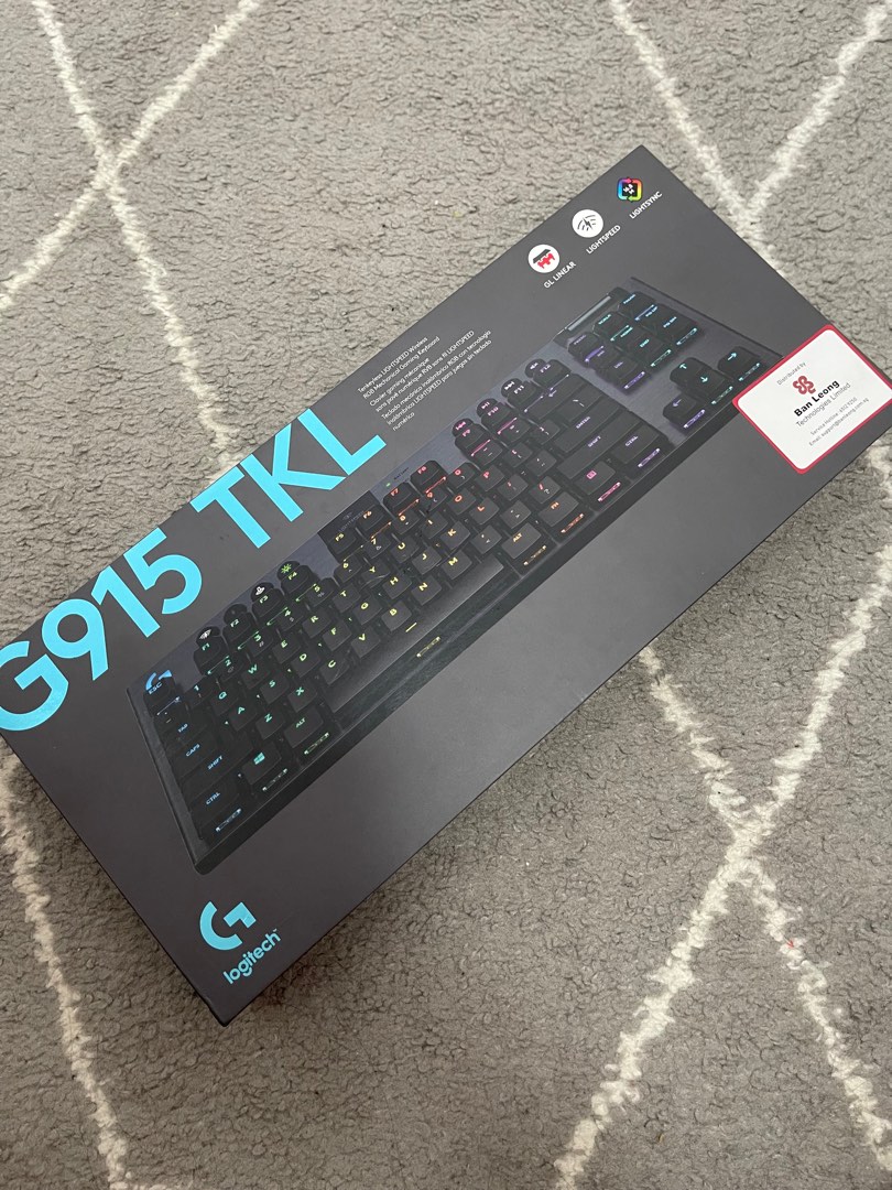 Logitech G915 TKL Red Linear RGB Wireless, Computers & Tech, Parts ...