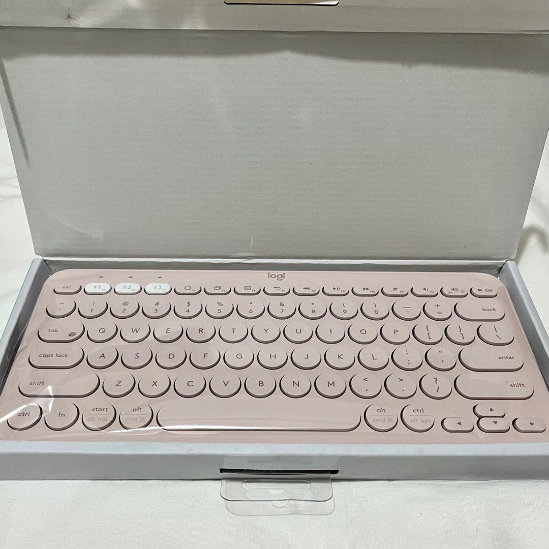 Logitech K380 Wireless Keyboard (Pink), Computers & Tech, Parts ...