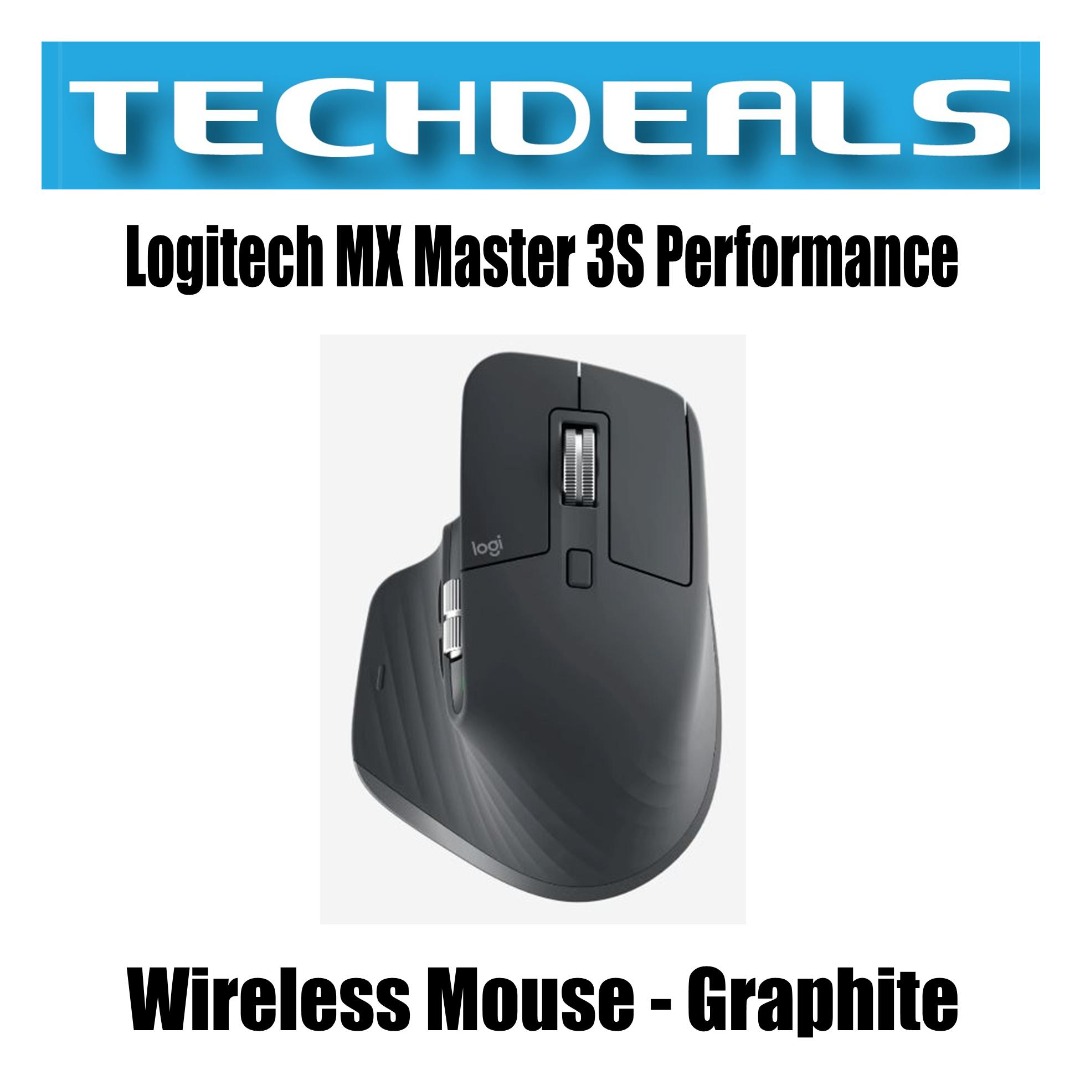 Logitech MX Master 3S Performance Wireless Mouse - Graphite, Computers ...