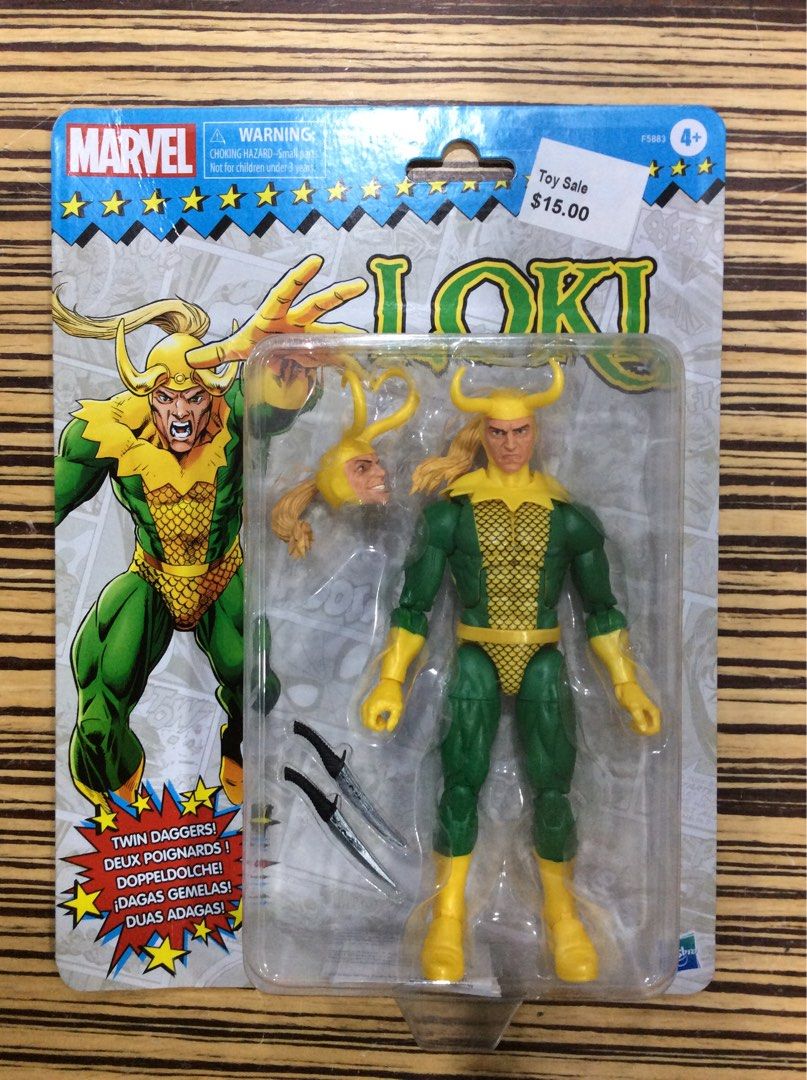 Hasbro Marvel Legends Series - Vintage Series - Loki, Hobbies & Toys ...